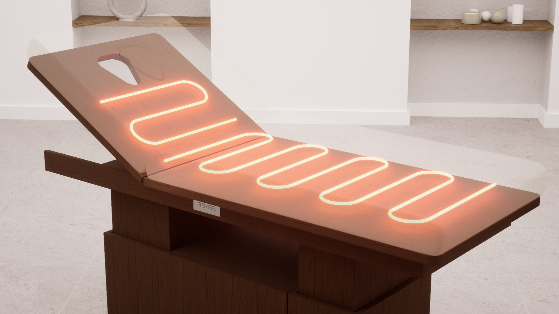 Nos options de tables de massage - Dias Design